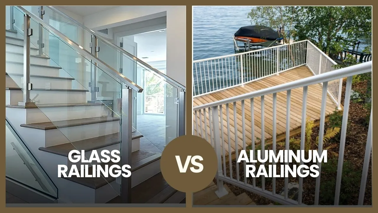Differences Between Glass Railings Vs Aluminum Railings